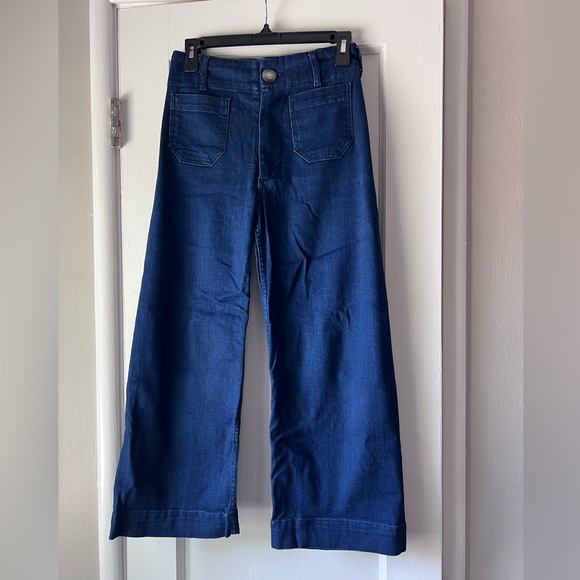 Maeve | Jeans | Anthropologie Maeve Colette Wide Leg Crop Jean 25p | Poshmark